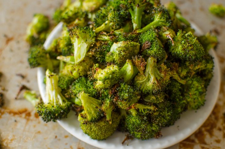 Roasted Broccoli in Oven - Cooking With Karli