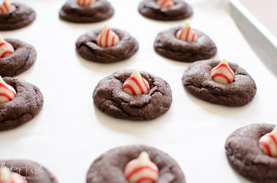 Chocolate Peppermint Blossoms - Cooking With Karli
