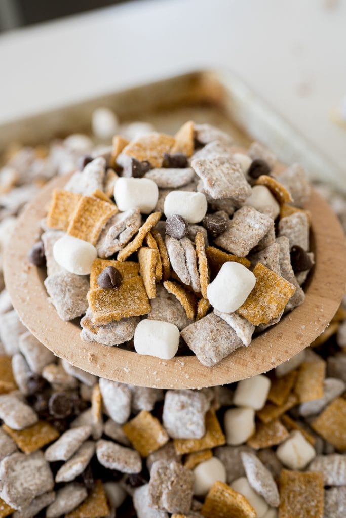 S'mores Muddy Buddy Snack Mix - Cooking With Karli