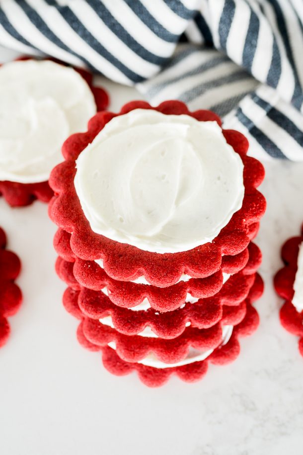 Roll and Cut Red Velvet Cookies - Cooking With Karli