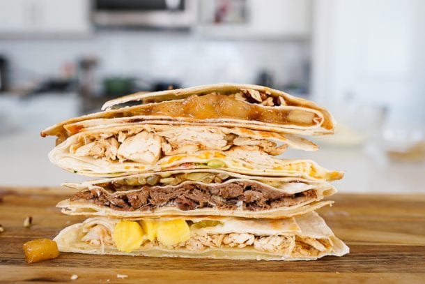 Tortilla Folding Recipes | TikTok Tortilla Hack - Cooking With Karli