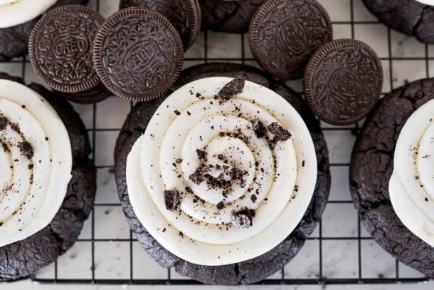 Crumbl Copycat Chocolate Oreo Cookies - Cooking With Karli