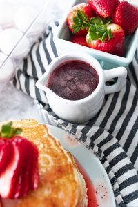 Homemade Strawberry Syrup for Pancakes - Cooking With Karli