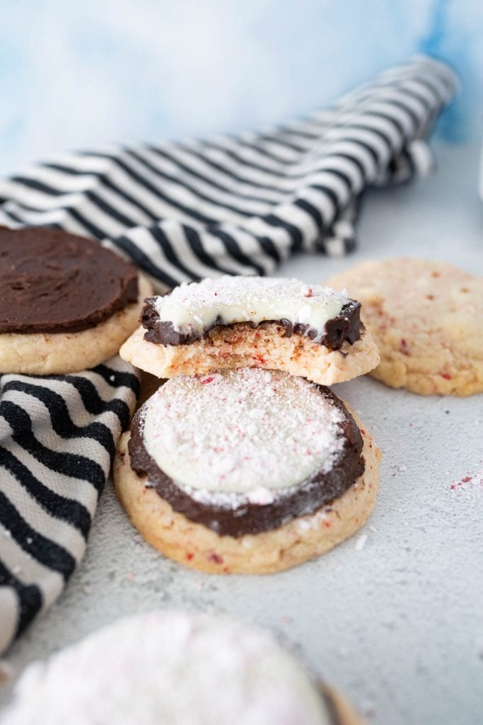 Peppermint Bark Cookies - Cooking With Karli