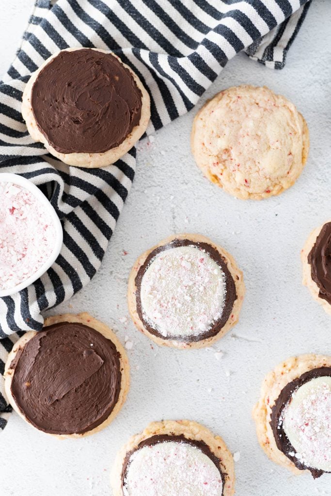 Peppermint Bark Cookies - Cooking With Karli
