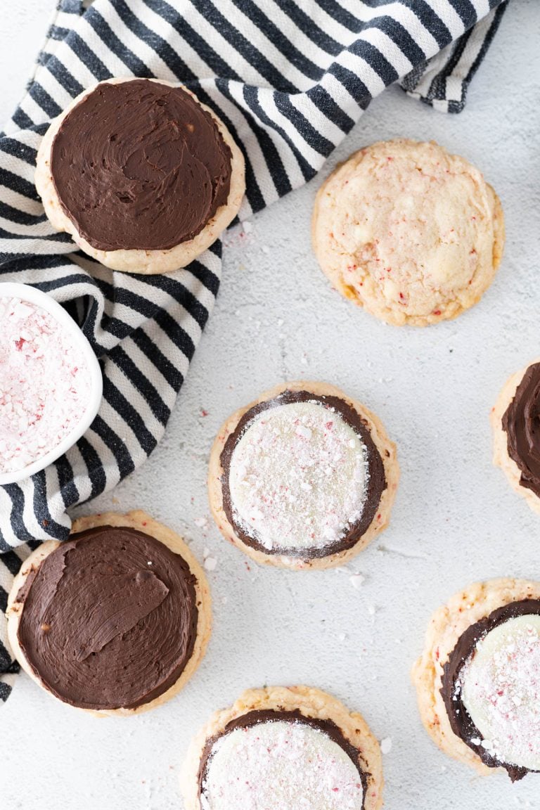 Peppermint Bark Cookies - Cooking With Karli