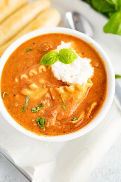 Best Lasagna Soup Recipe - Cooking With Karli