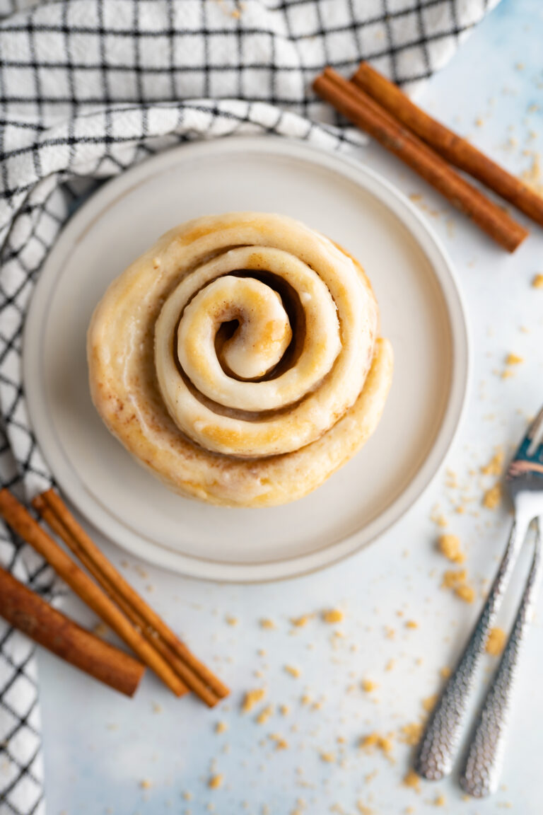 Single Serve Cinnamon Roll - Cooking With Karli