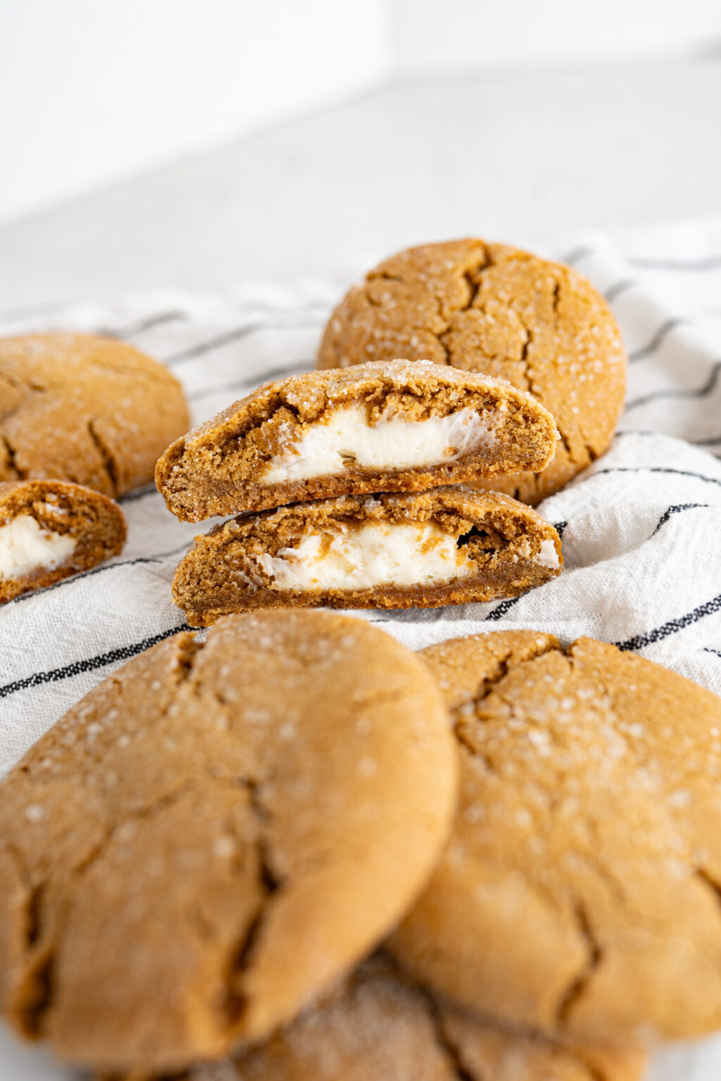 Gingerbread Cheesecake Cookies - Cooking With Karli