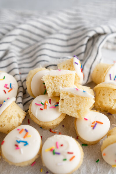 Vanilla Cake Bites - Cooking With Karli